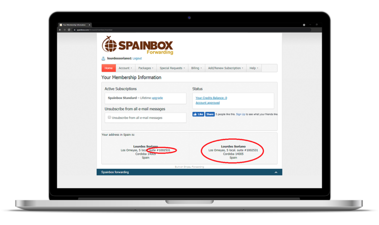 Postal Address Spain - Spain order fulfillment - Virtual address ...